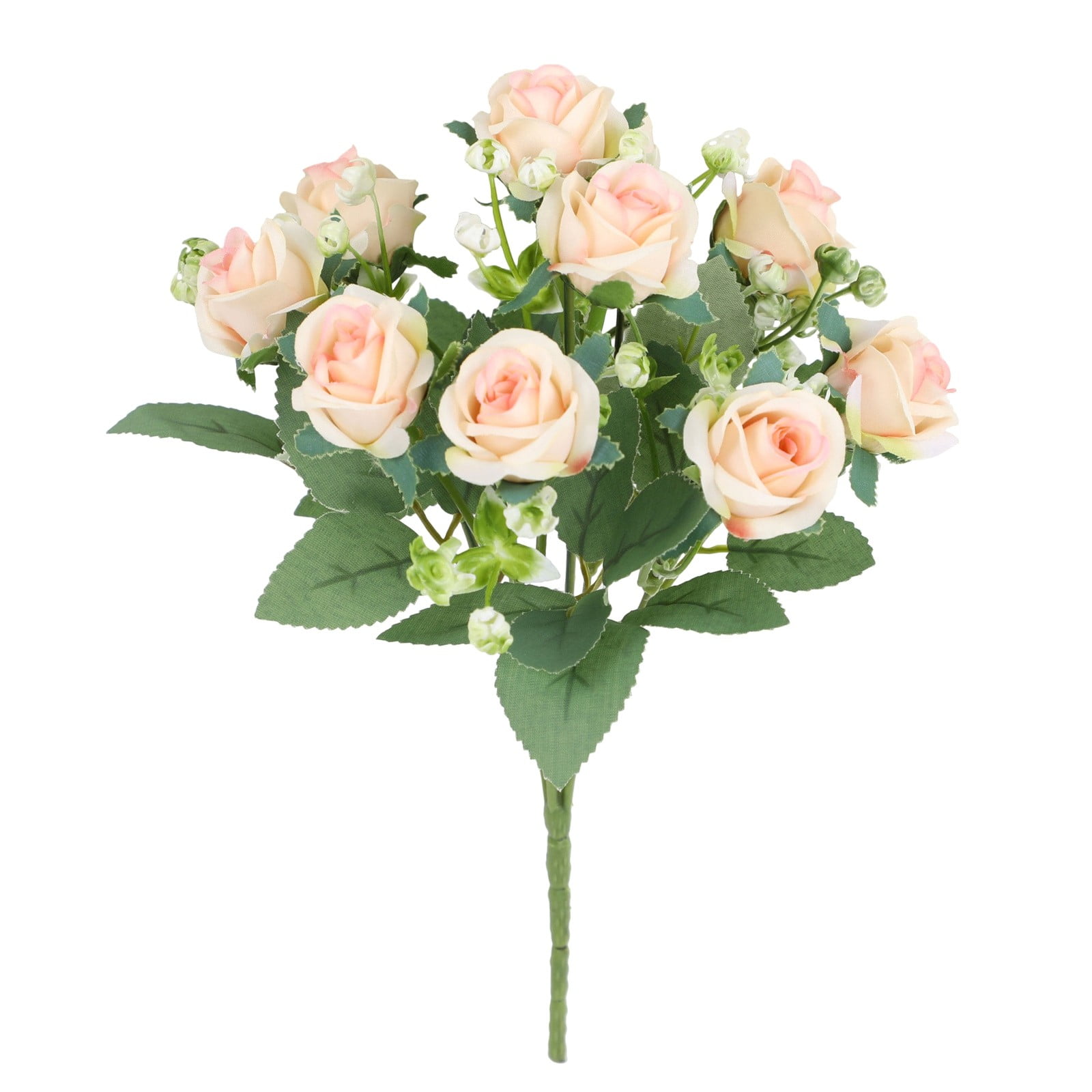 Realistic Silk Artificial Flowers for Wedding Decor, Fake Rose Bouquet ...