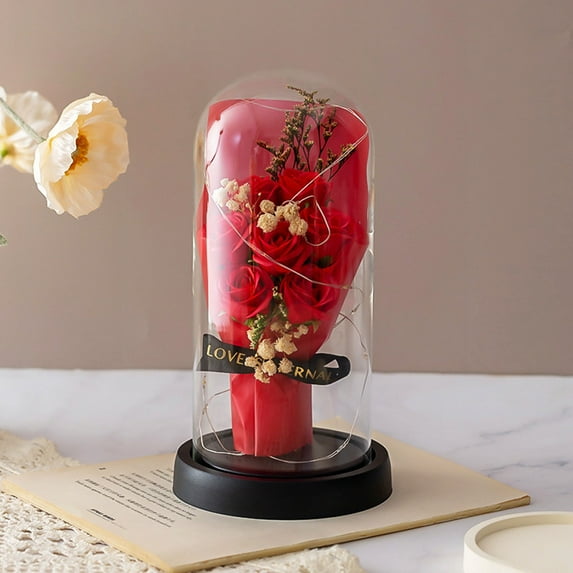 Artificial Red Roses Bouquet for Boyfriend Girlfriend Mom Romantic ...