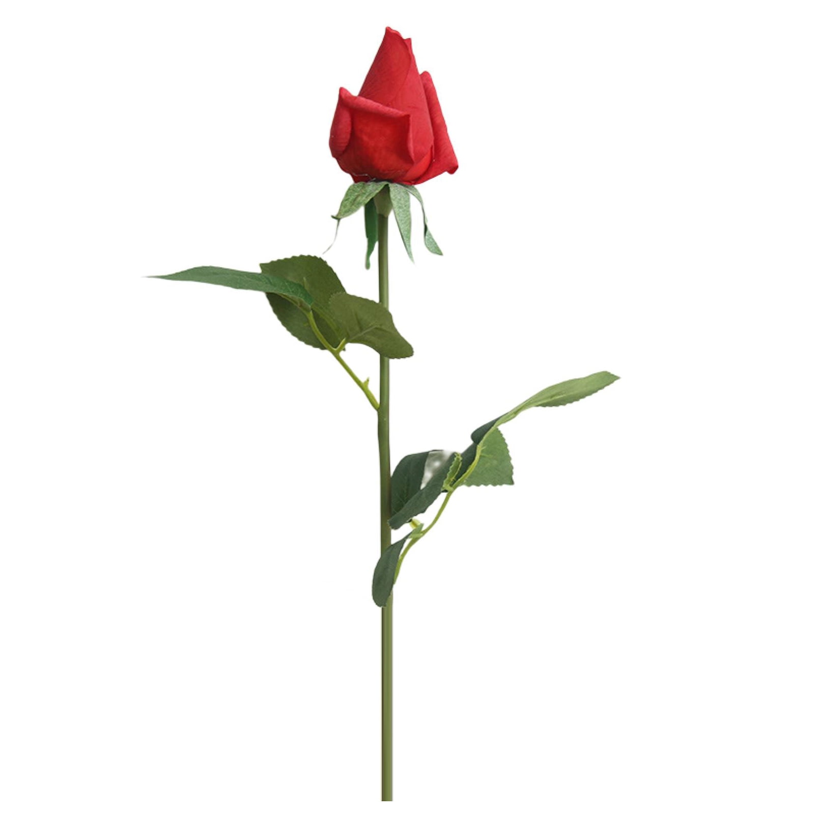 Artificial Red Roses Flowers for Valentine's Day, Realistic Blossom ...