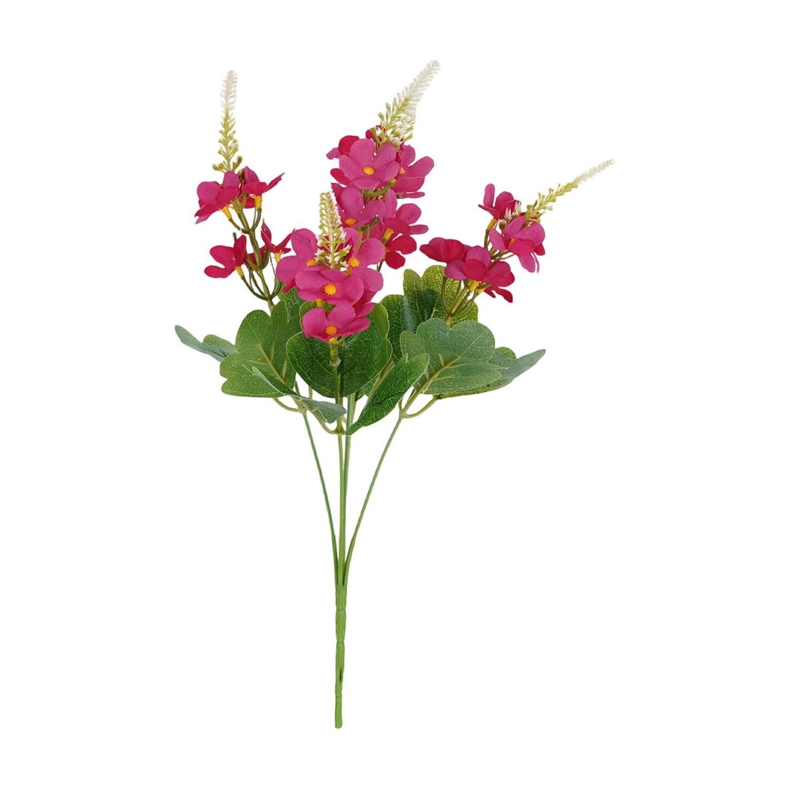 Artificial Red Violet Flower Bouquet, Faux Floral For Wedding ...