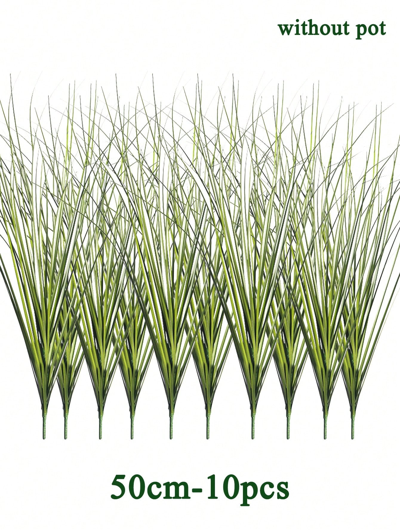Artificial Reed Grass Large Fake Onion Grass Plants Tropical Green ...