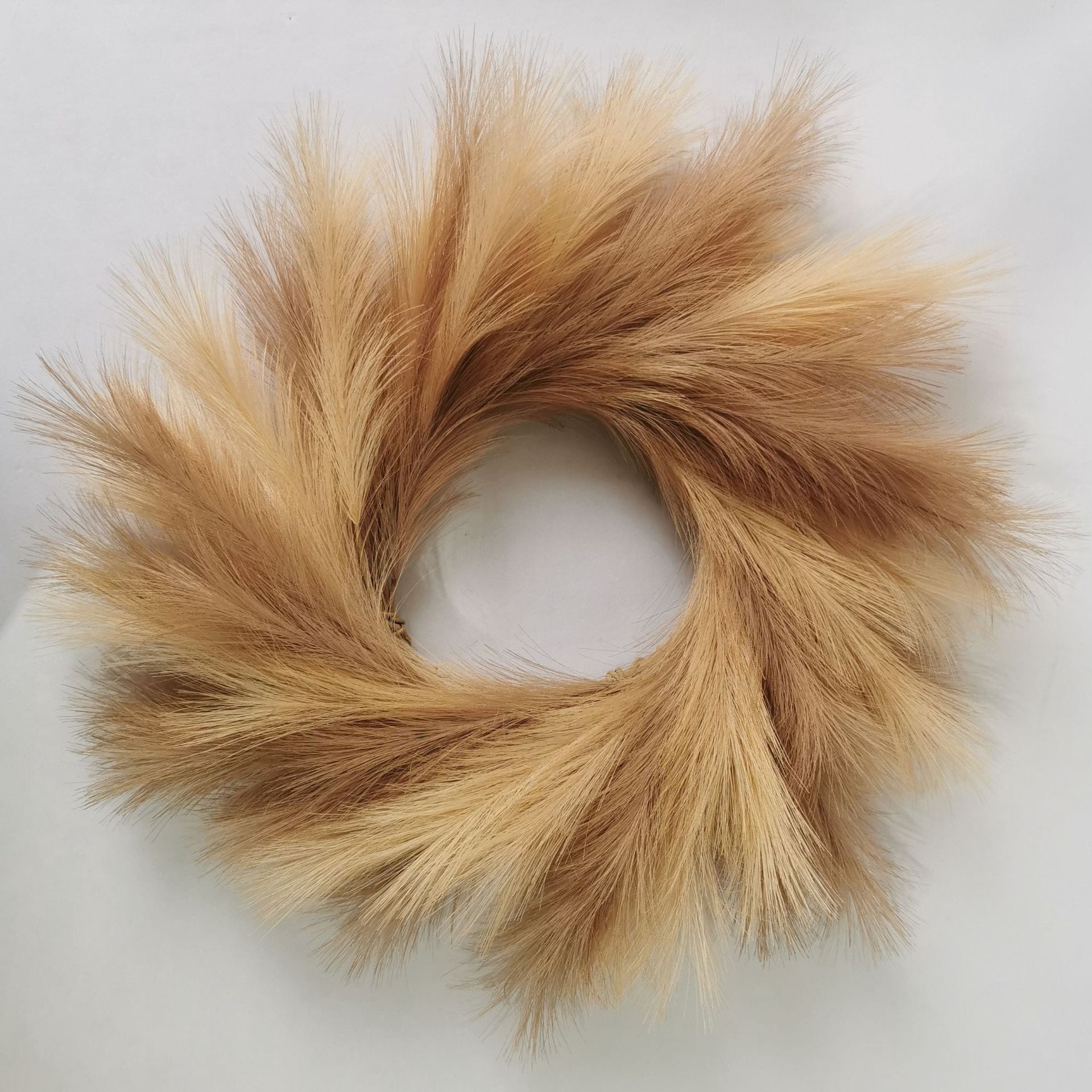 Artificial Reed Wreath Christmas Decor Pampas Grass Garland Wedding ...