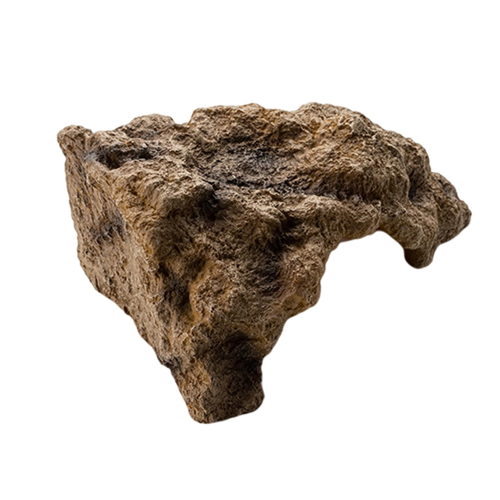 Artificial Reptile Hide Cave Ornament Adornment Decoration Shelter Hole ...