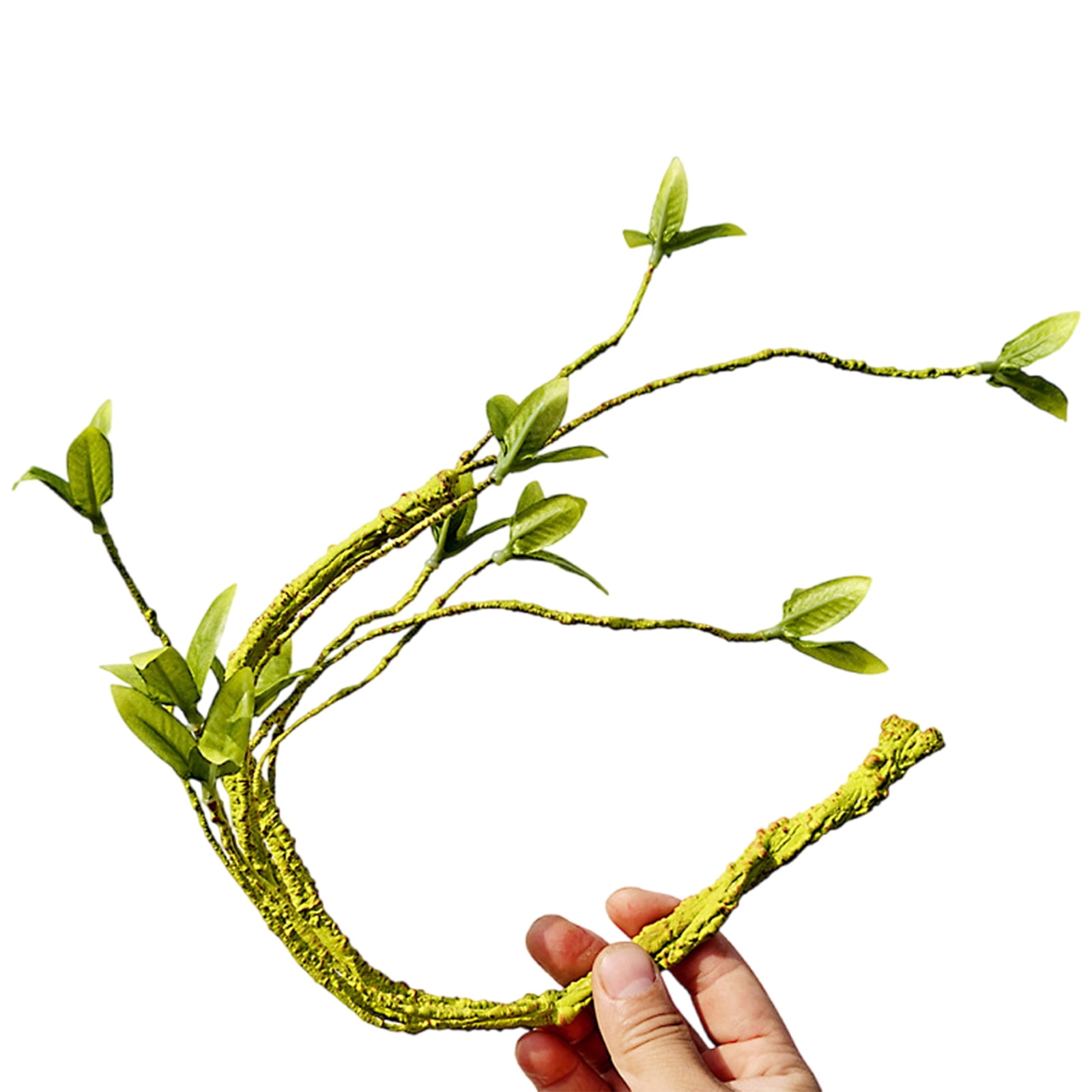 Artificial Reptiles Plant for Climbing Hideouts Terrarium Plastic ...