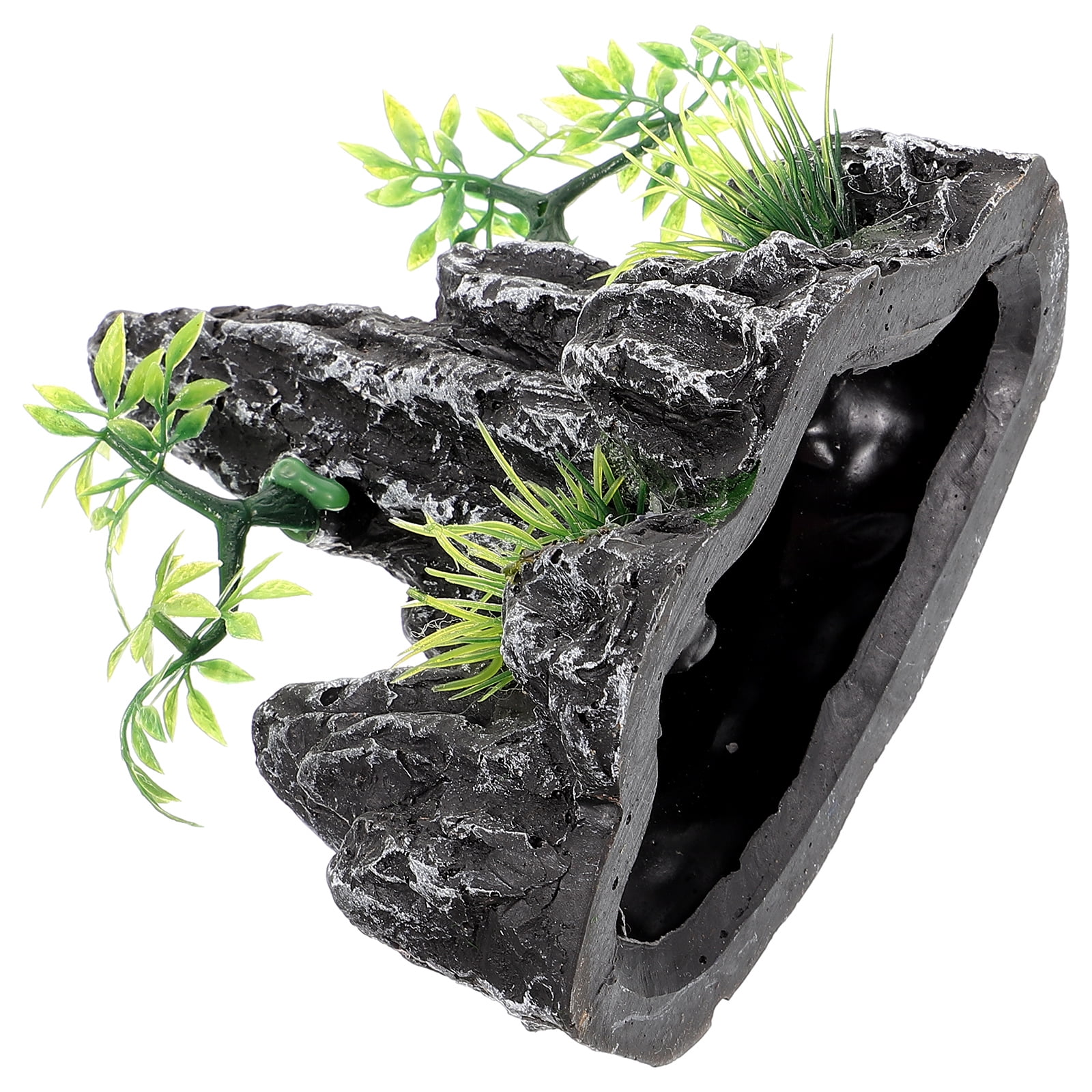 Aquarium Small Rockery Model Fish Hideout Stone Decor Aquarium Resin ...