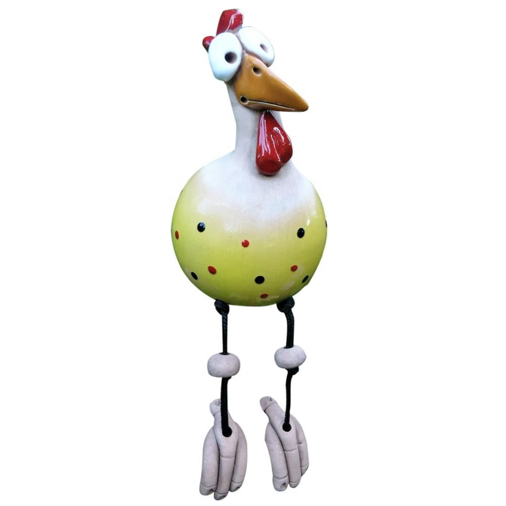 Artificial Rooster Ornaments Fake Chicken Simulation Animal Chicken ...