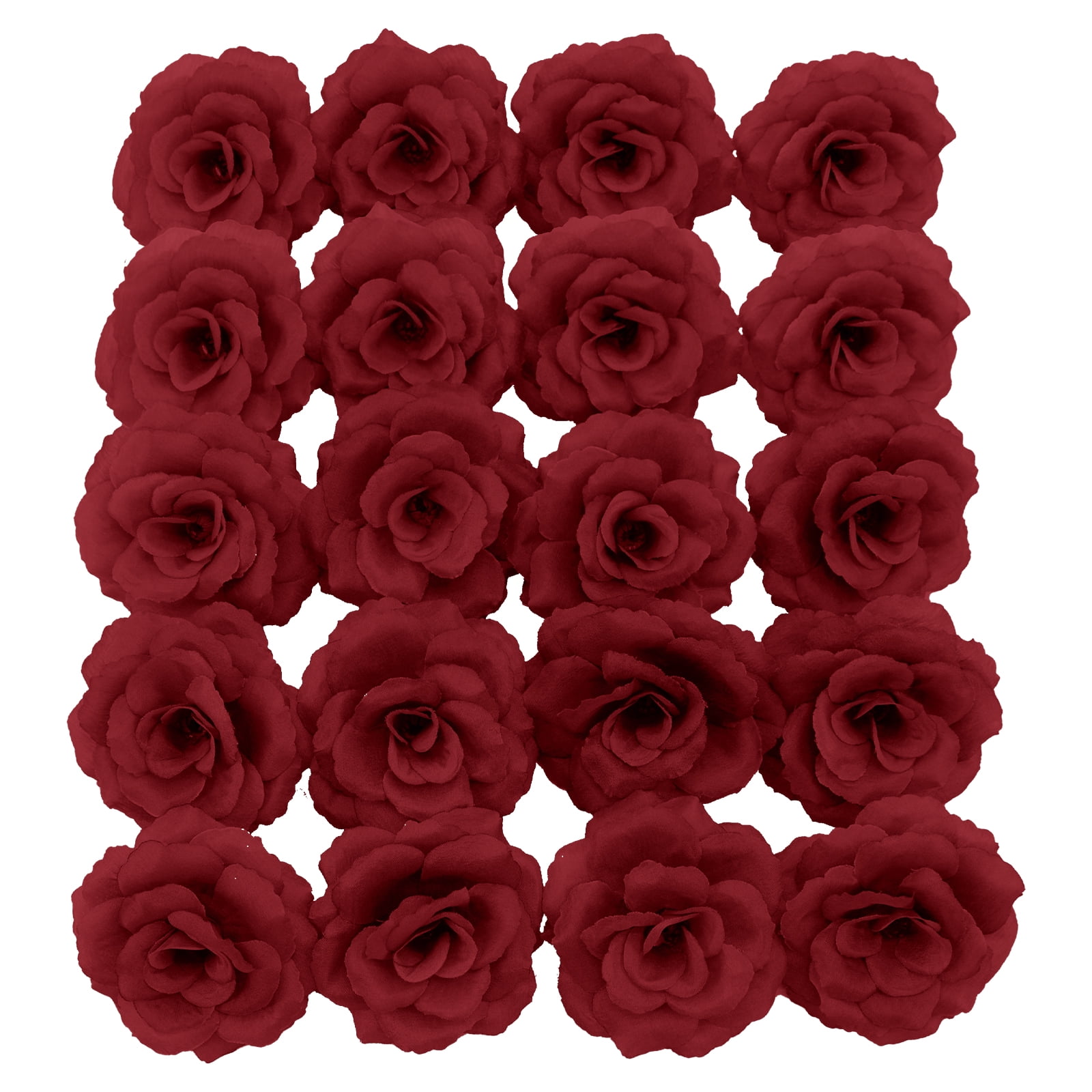 Artificial Rose 20 PCS Fake Red Roses,Artificial Flowers Bulk perfect ...