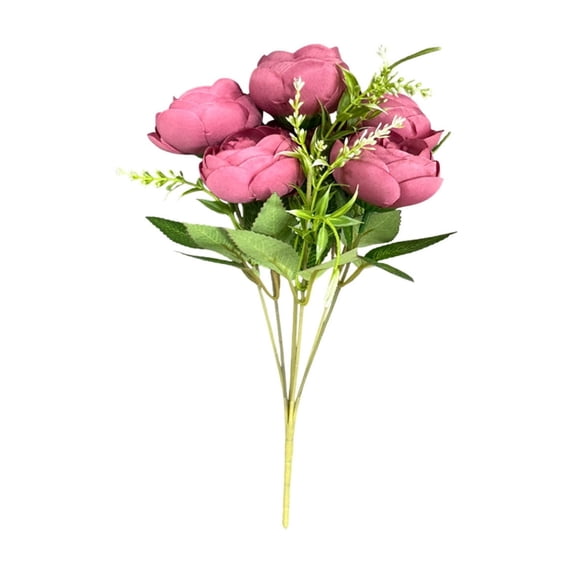 Artificial Rose Bouquet Fake Flowers Decoration Simulated Floral with ...