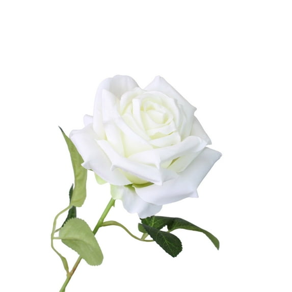 Artificial Rose Bouquet Real Touch Faux Roses Pink Flowers Artificial ...