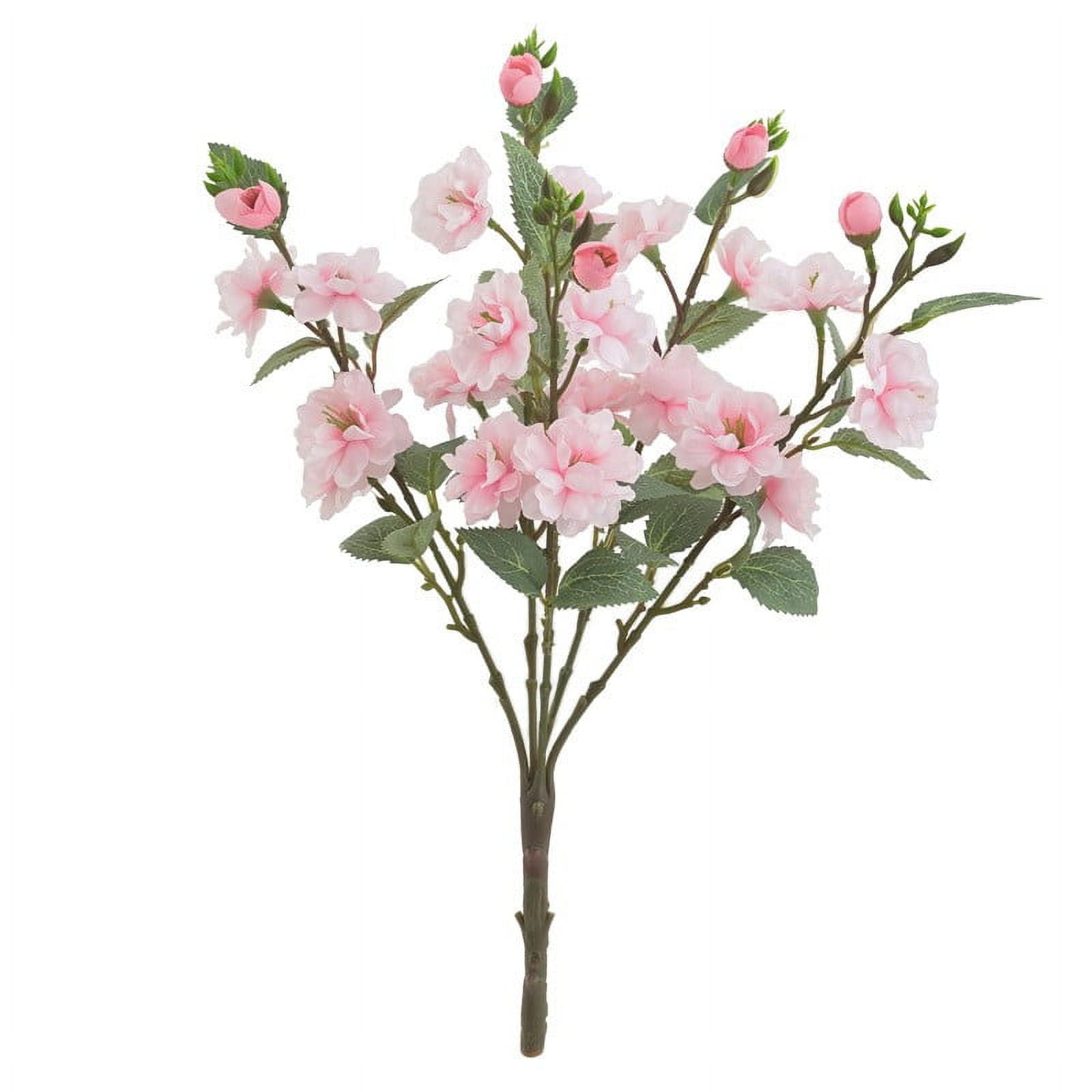 Artificial Rose Bouquet - Realistic 5-Fork Large Floral Arrangement for ...