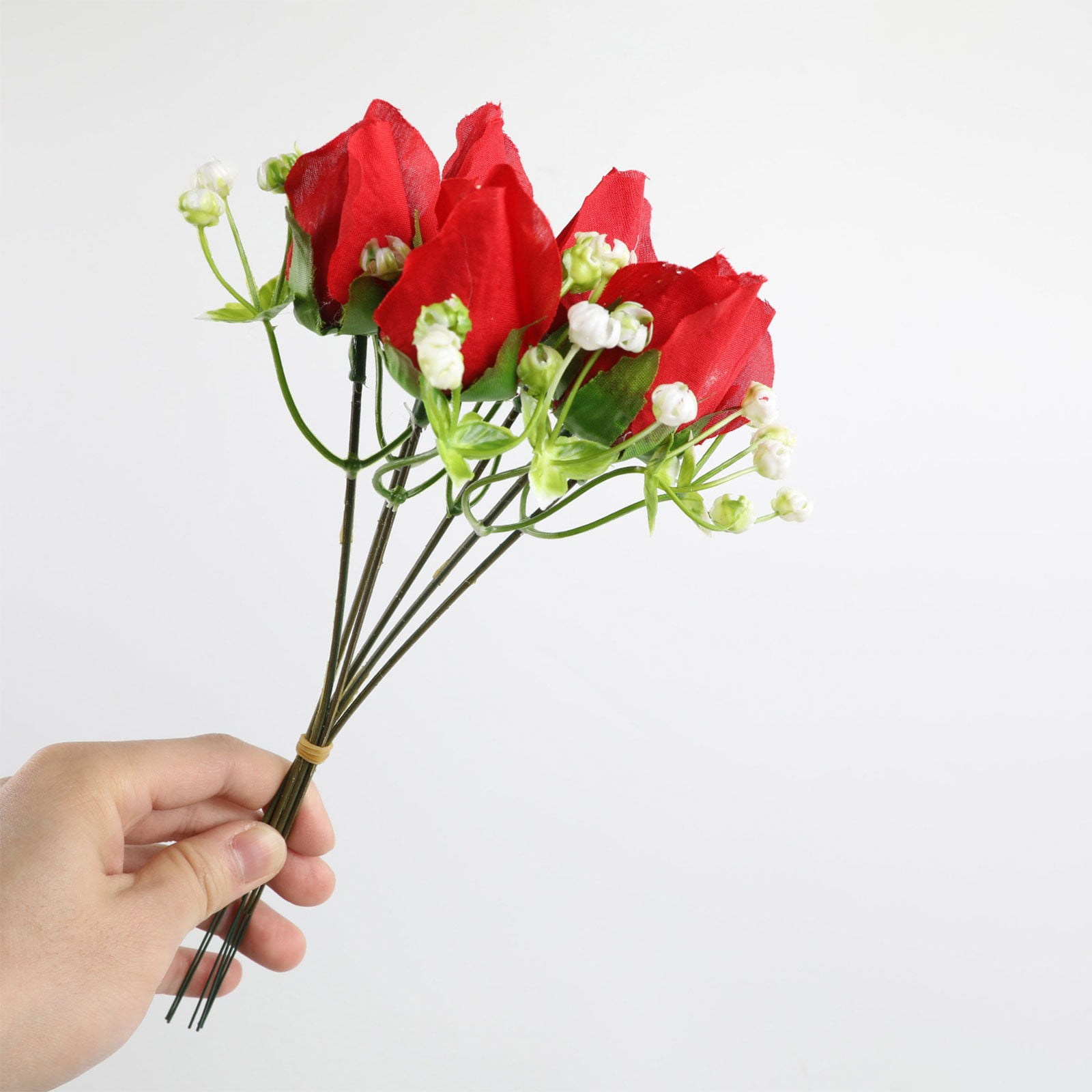 Artificial Rose Bouquet, Realistic Flowers for Valentine'S Day Home ...