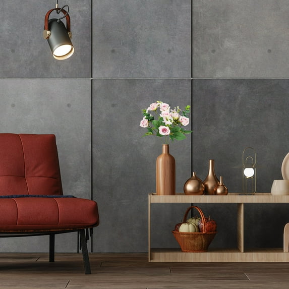 Artificial Rose Bouquet, Small Bouquet of 10 Realistic Fake Rose ...