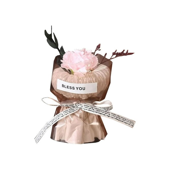 Artificial Rose Bouquet Soap Flower Petals Valentine Day Gifts for ...