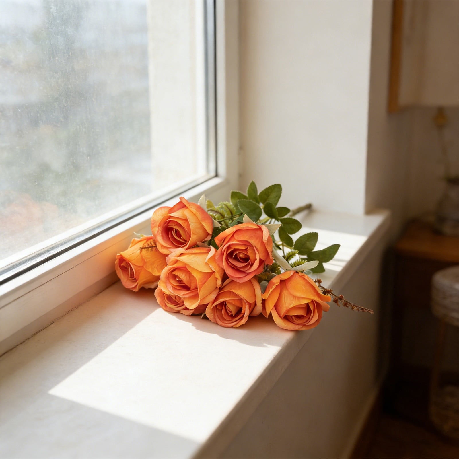 Artificial Rose Bouquet With Silk Material, Decorative Floral ...