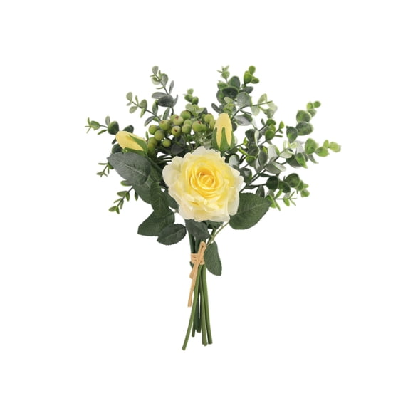 Artificial Rose Bouquets Silk Flower Arrangements for Wedding Ceremony ...