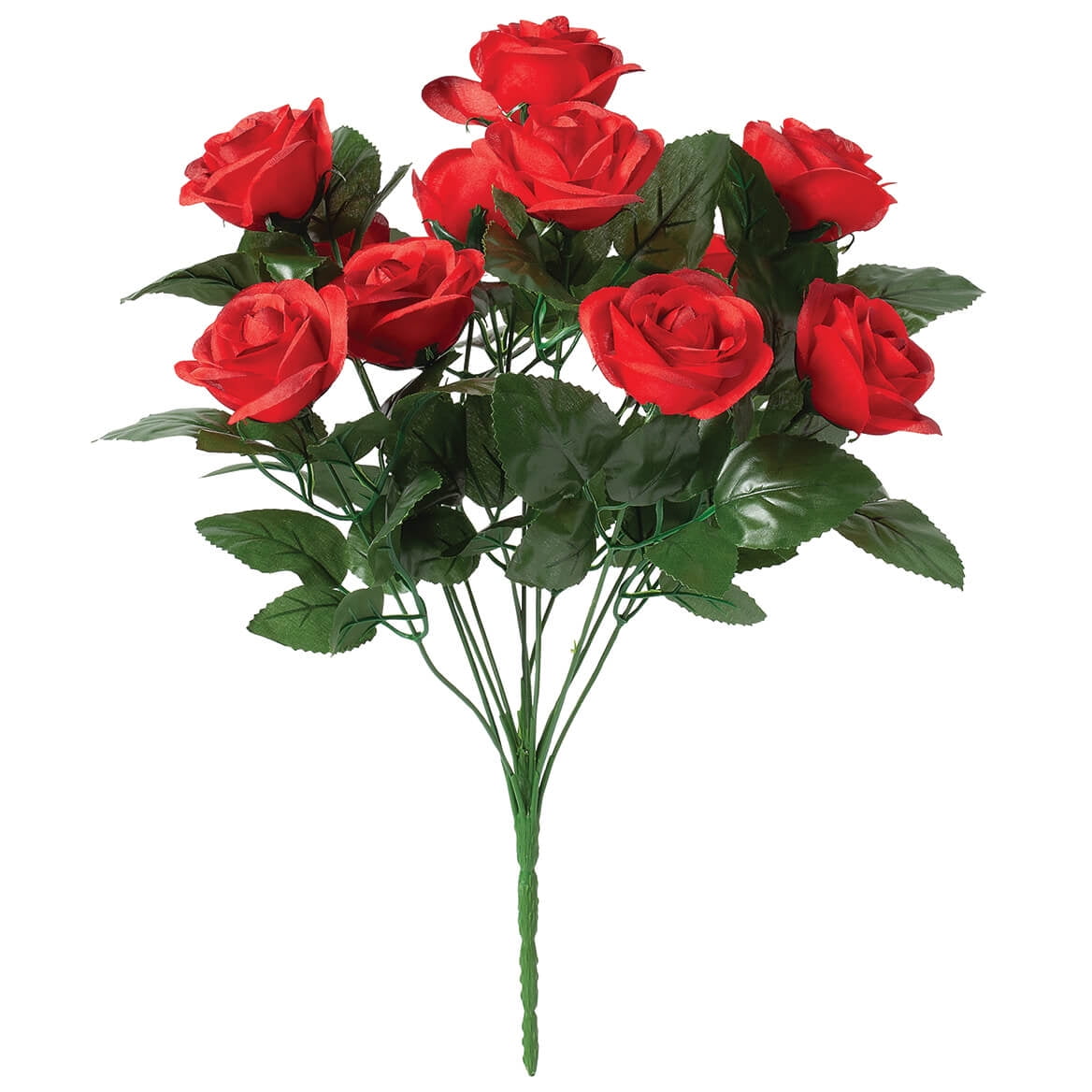 Artificial Rose Bush by OakRidge, Red - Walmart.com