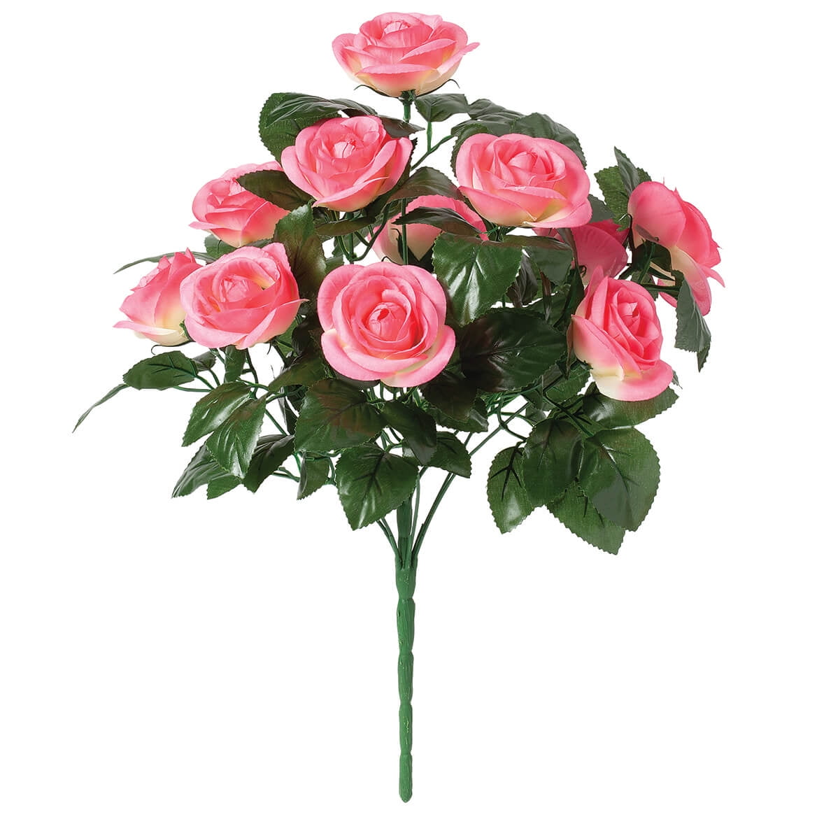 Artificial Rose Bush by OakRidge, Pink - Walmart.com