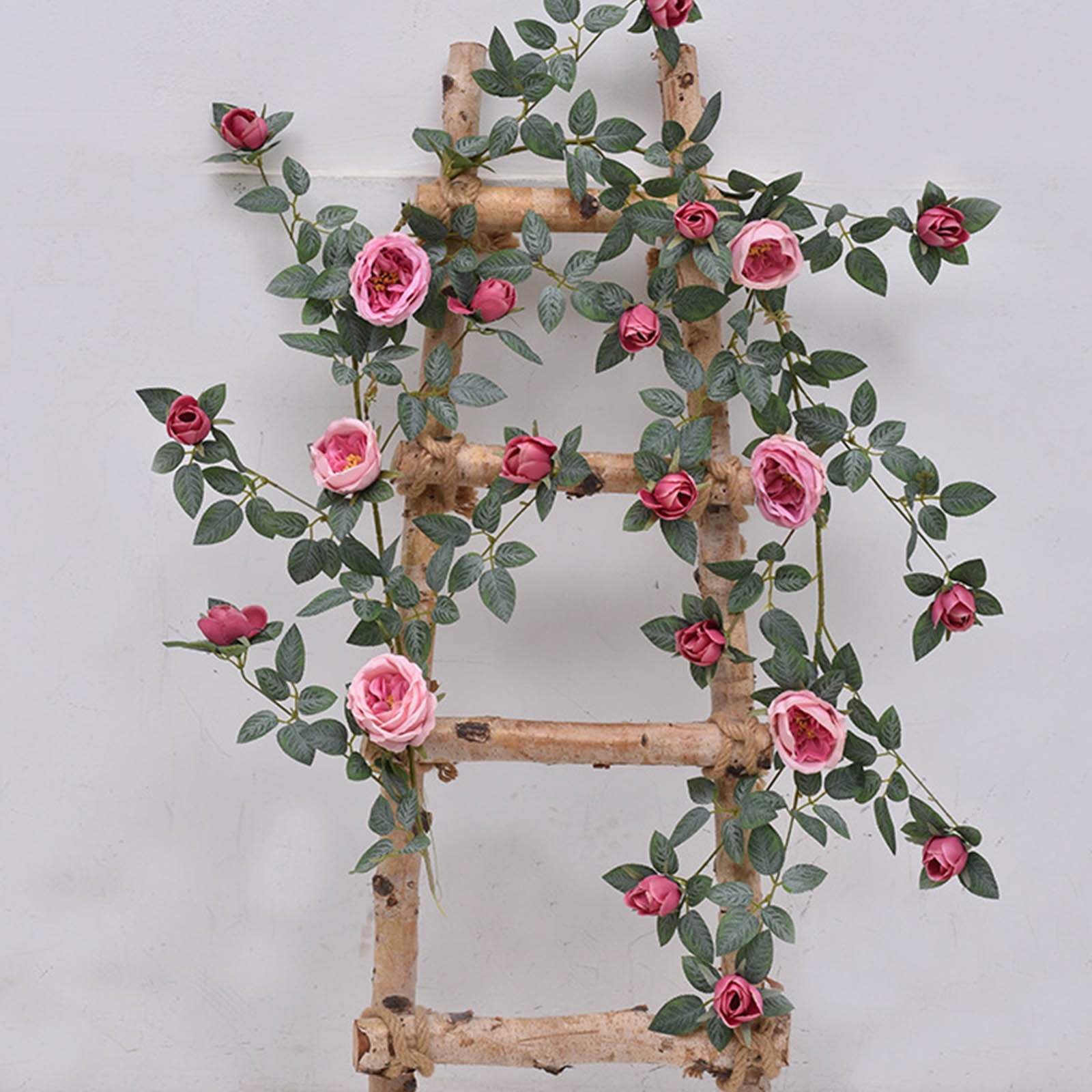 Artificial Rose Cane Ceiling Pipe Rattan Decorative Cover Wrapped Wall ...