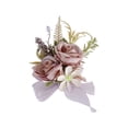 Artificial Rose Corsage And Boutonniere Set For Wedding Groom Bridal ...