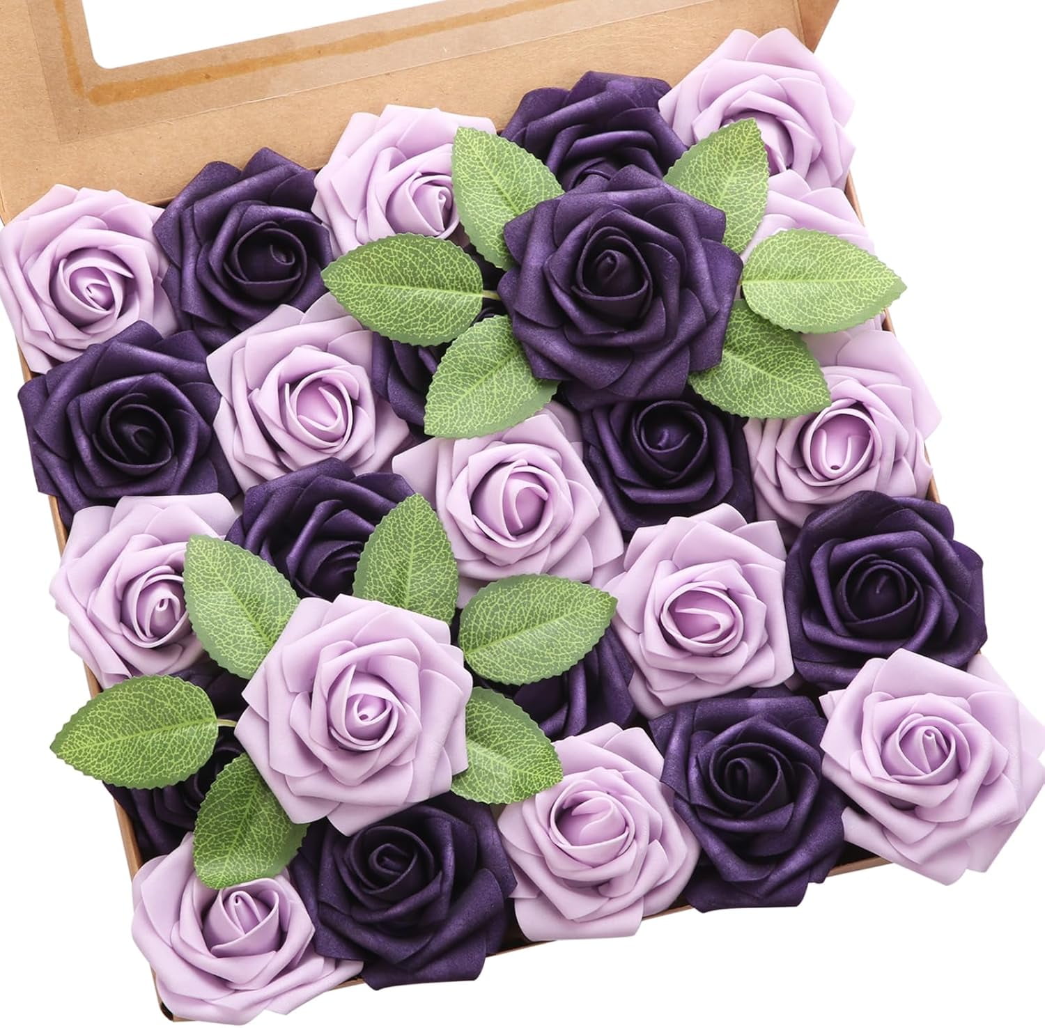 Artificial Rose Flowe Roses with Stems for DIY Wedding Bouquets Bridal ...