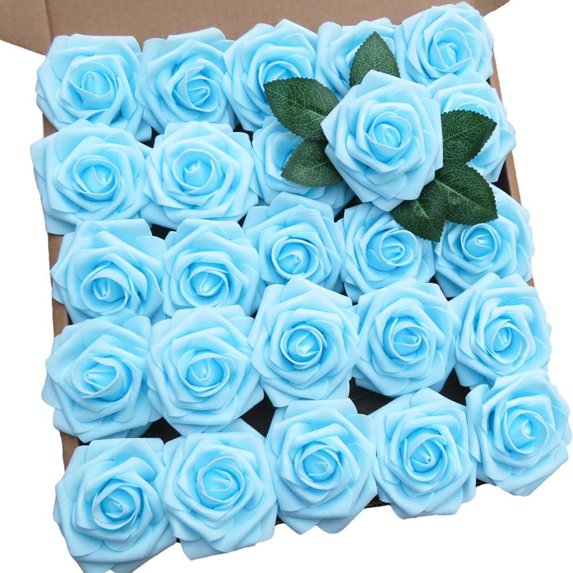 Artificial Rose Flowe Roses with Stems for DIY Wedding Bouquets Bridal ...