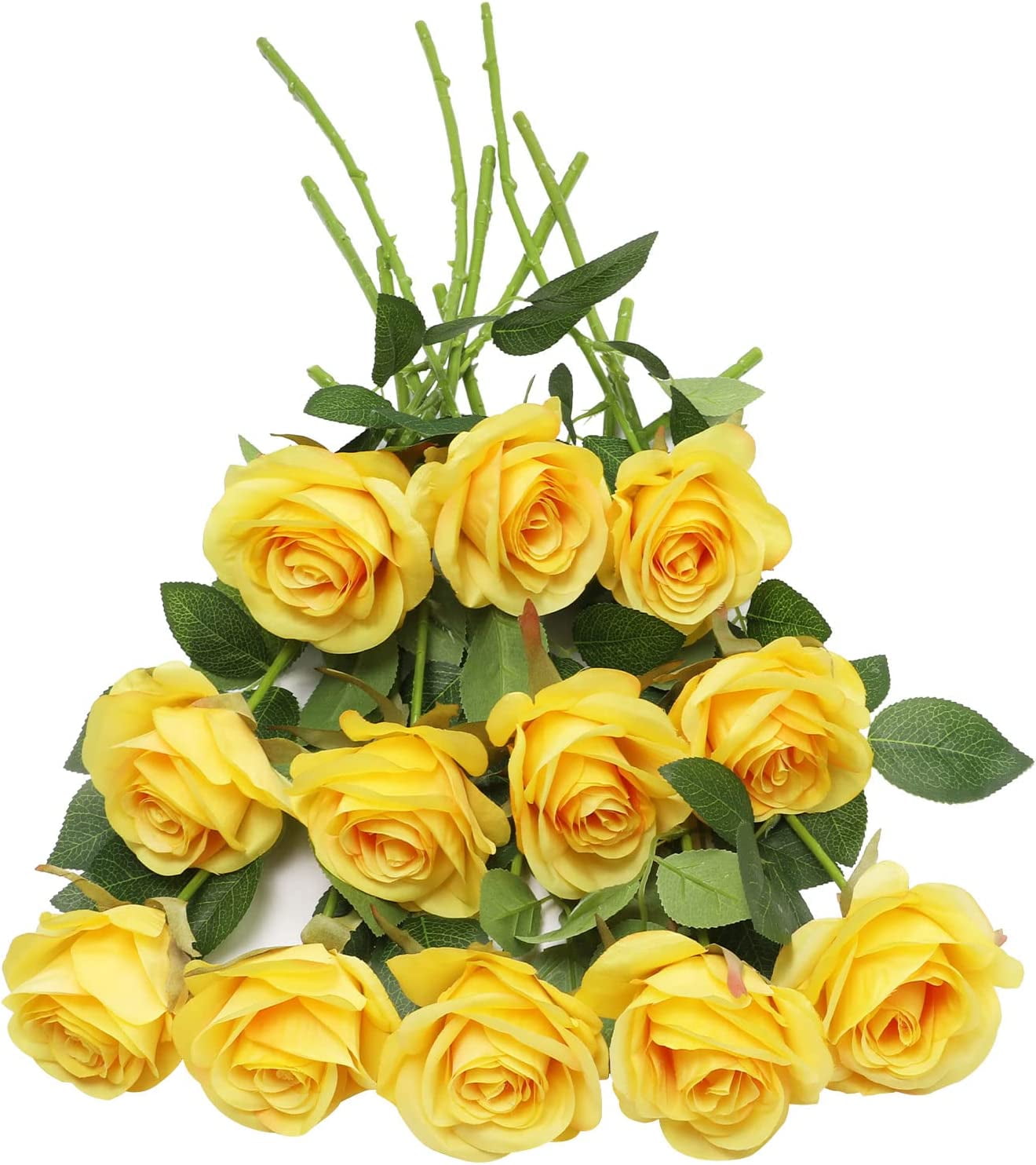 Artificial Rose Flower Blush Flowers Pink Roses Silk Flowers pcs with ...