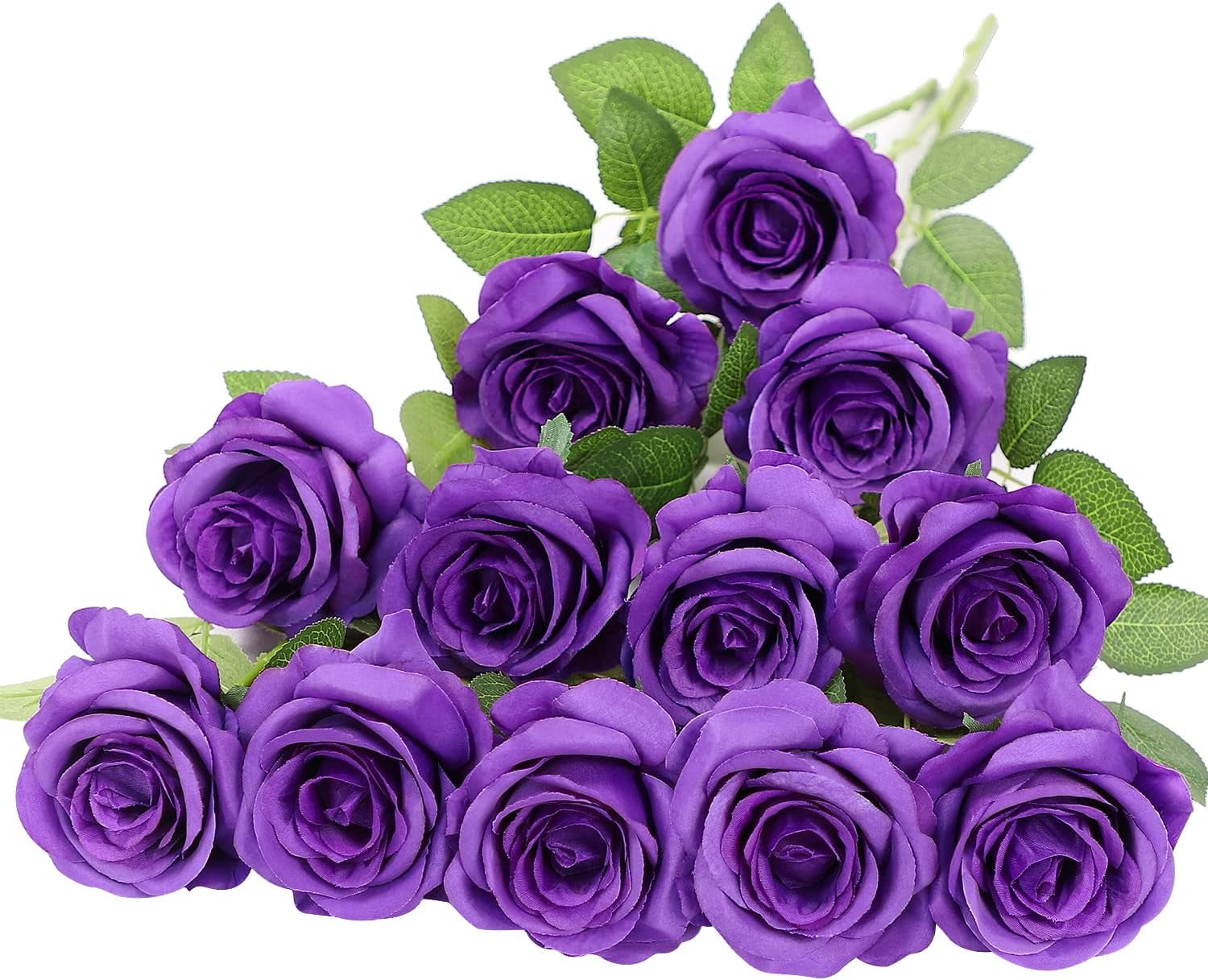 Artificial Rose Flower Blush Flowers Pink Roses Silk Flowers pcs with ...