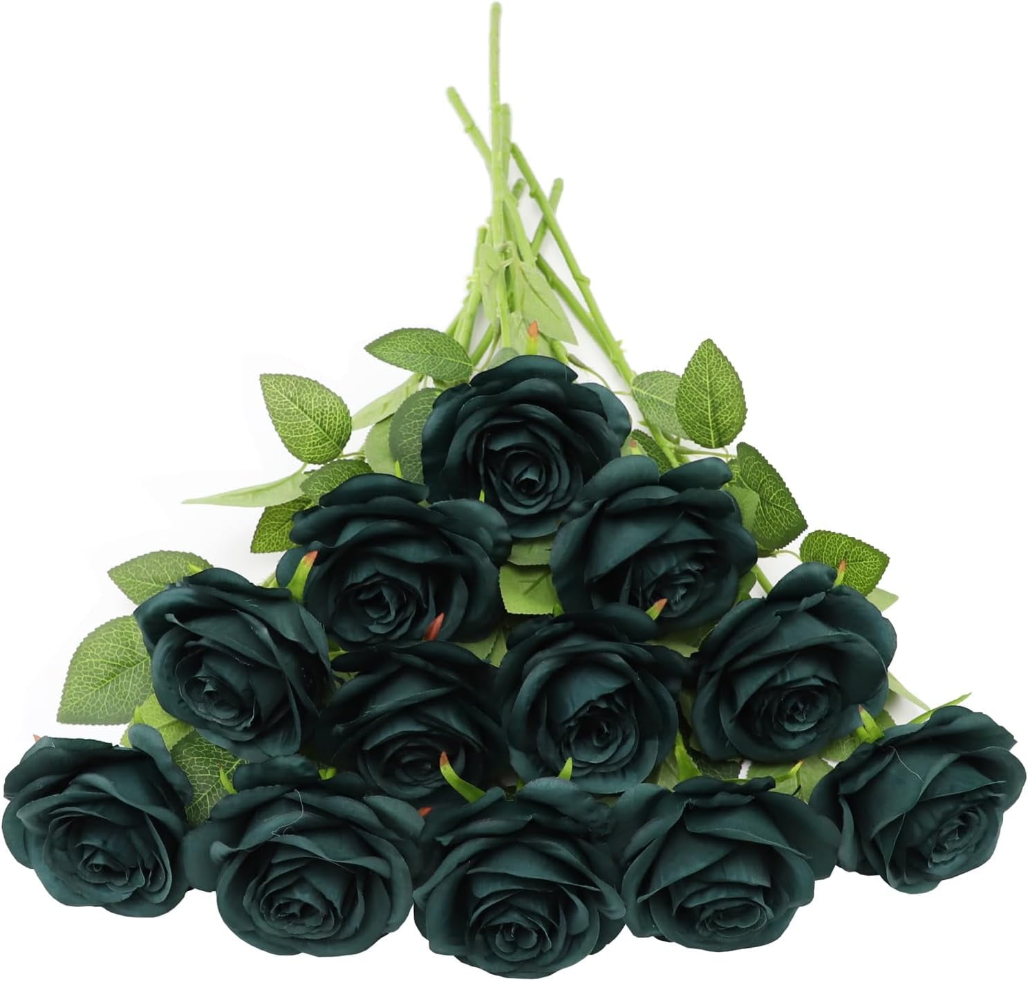 Artificial Rose Flower Blush Flowers Pink Roses Silk Flowers pcs with ...