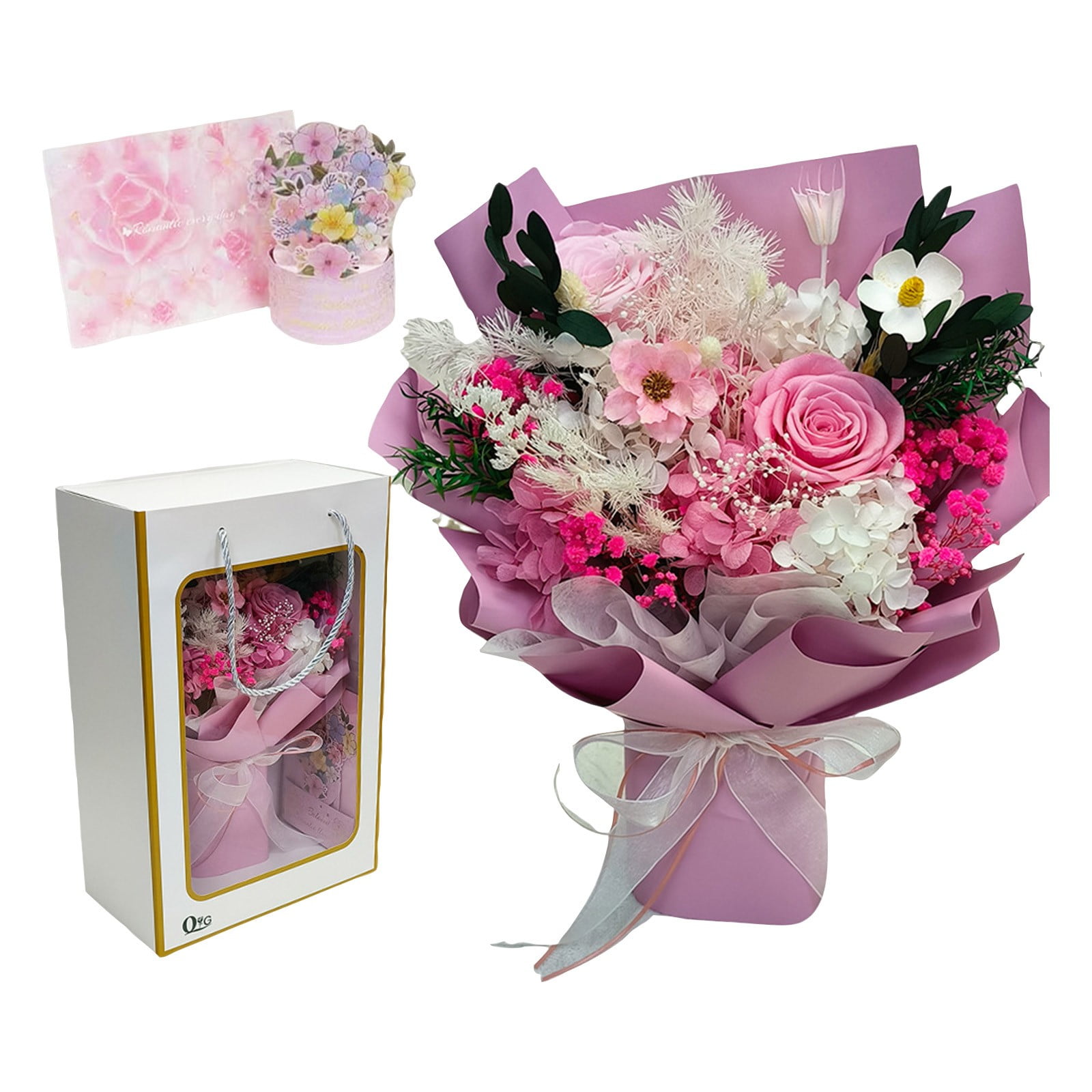 Artificial Rose Flower, Never Wilt Floral Decoration for Wedding Party ...