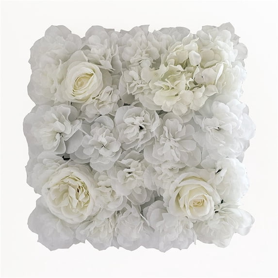 Artificial Rose Flower Wall Panel For Wedding Decoration Party Backdrop ...