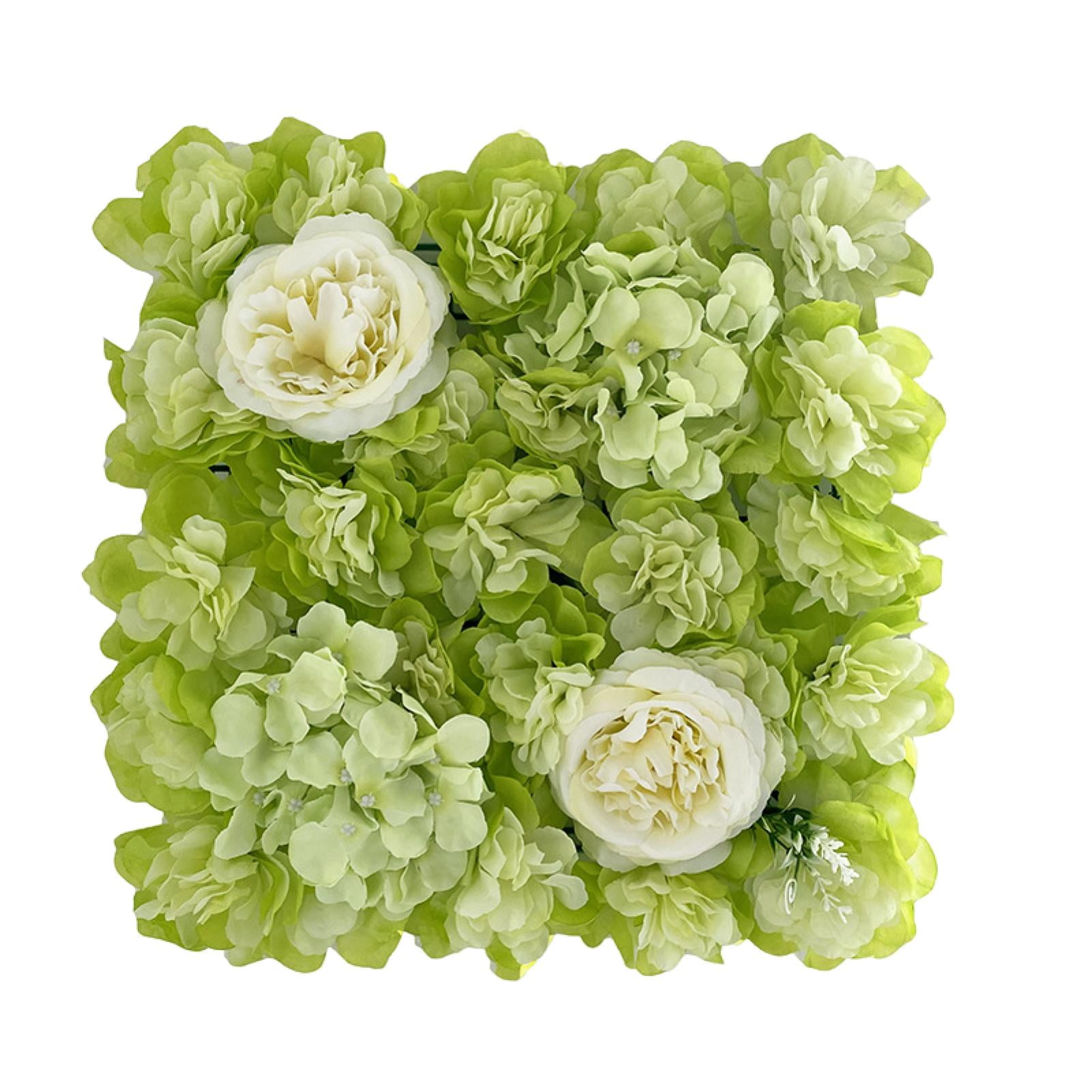 Artificial Rose Flower Wall Panel Wedding Bridal Baby Shower Party DIY ...