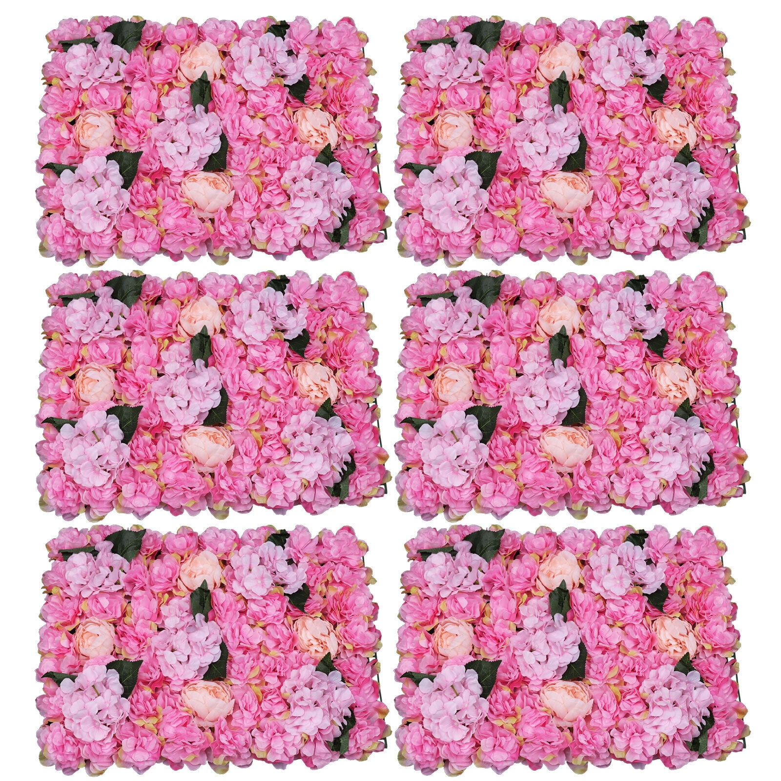 Artificial Rose Flower Wall Panel, Wedding Party Wall Backdrop Decor ...