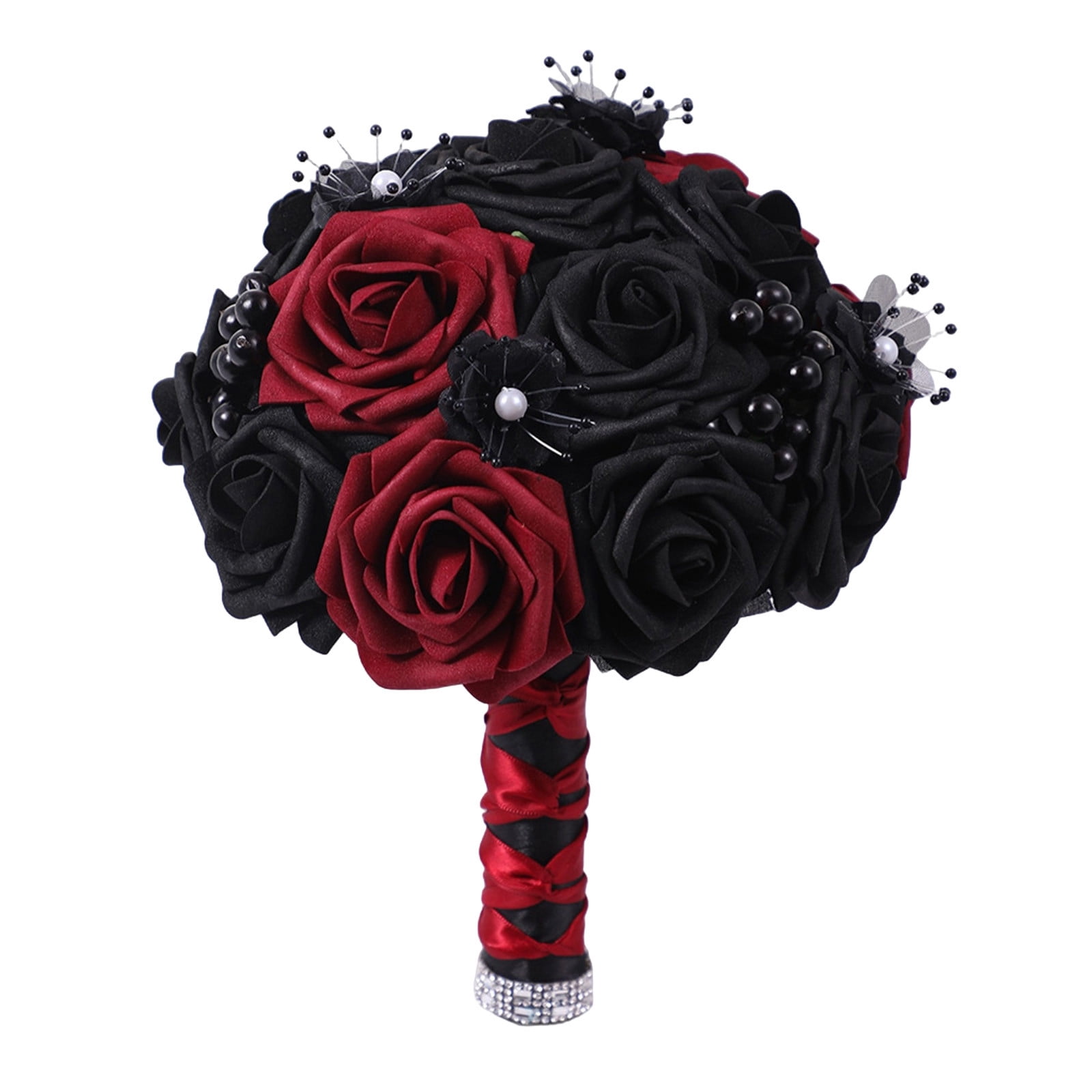 Artificial Rose Flowers Bouquet, Horror Style Floral Branch For Party ...