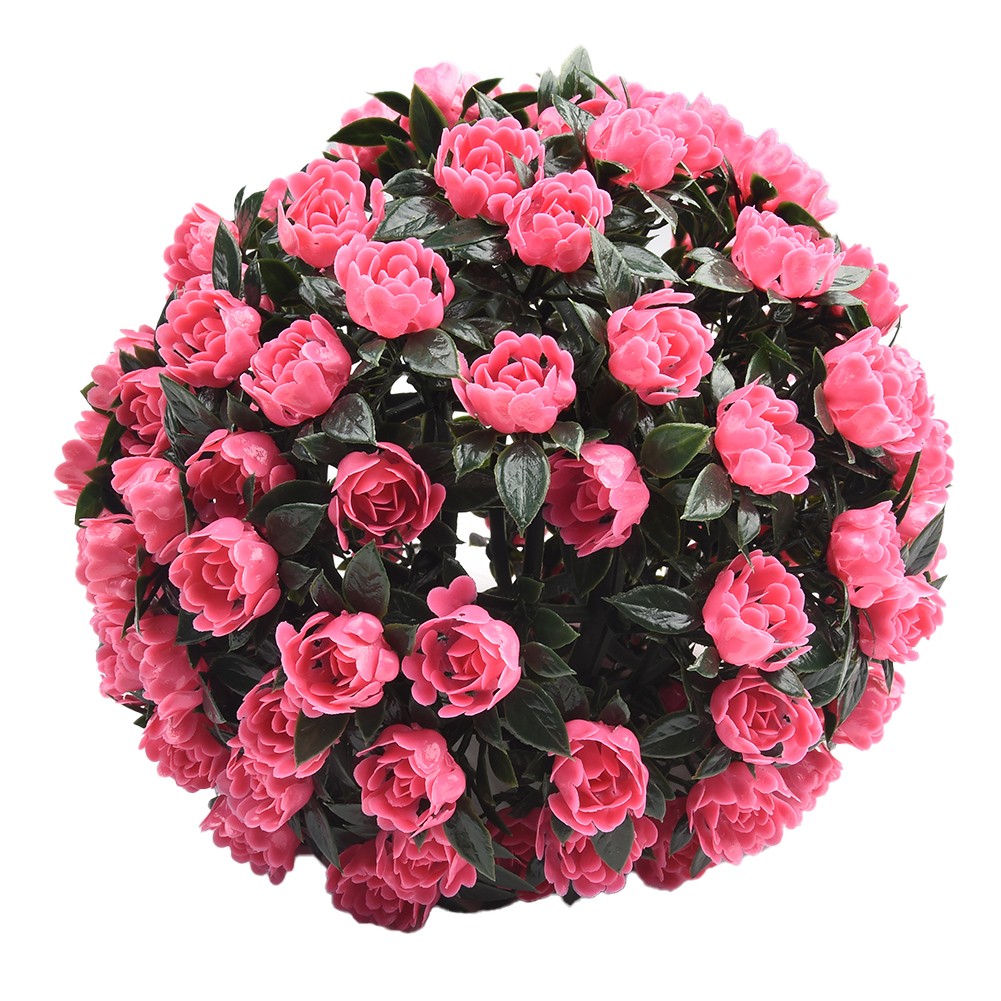 Artificial Rose Grass Ball 10cm Party Plastic 24cm 34cm Decoration Flower Balls Garden Basket ...