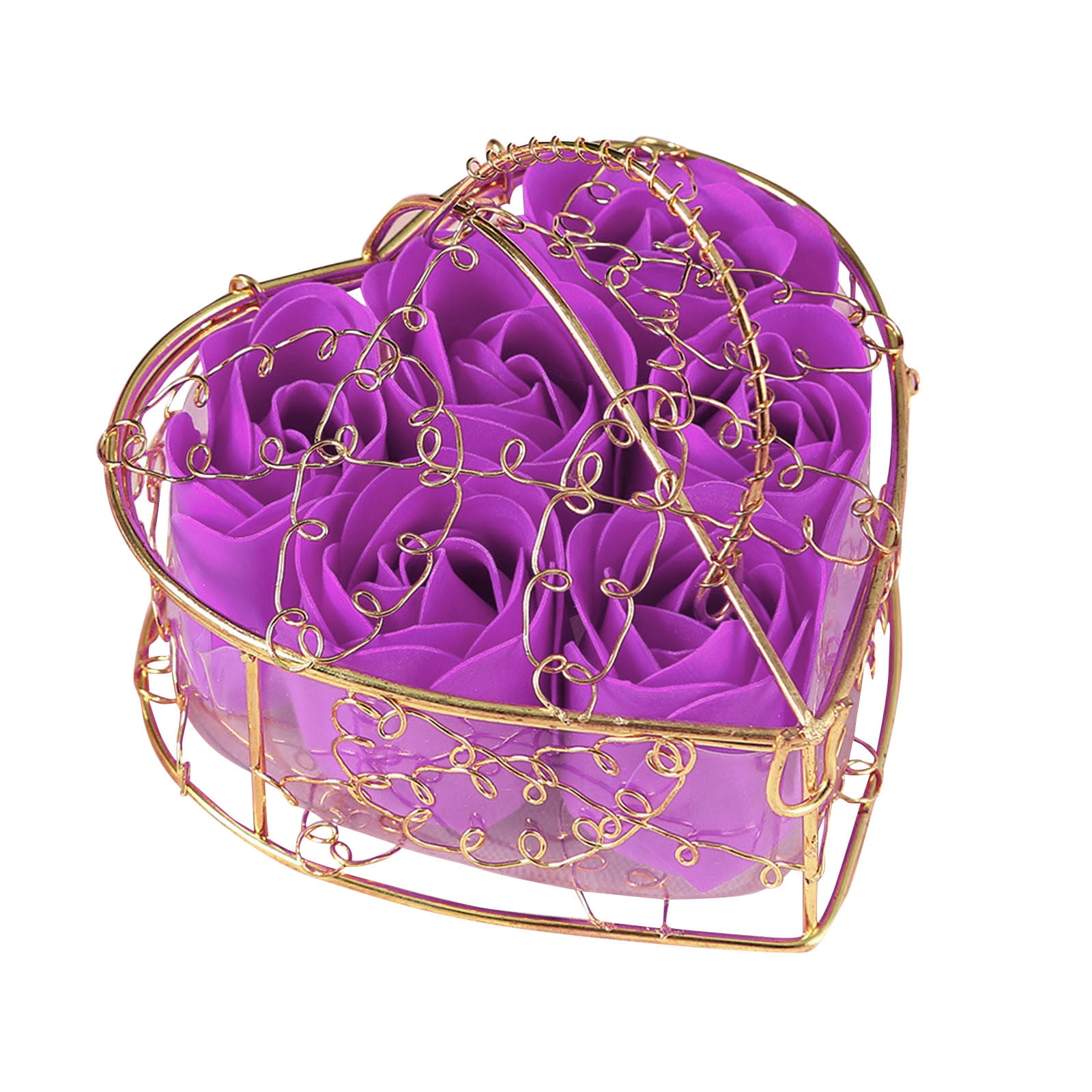 Artificial Rose Soap Flower Box for Valentine's Day Mother's Day ...