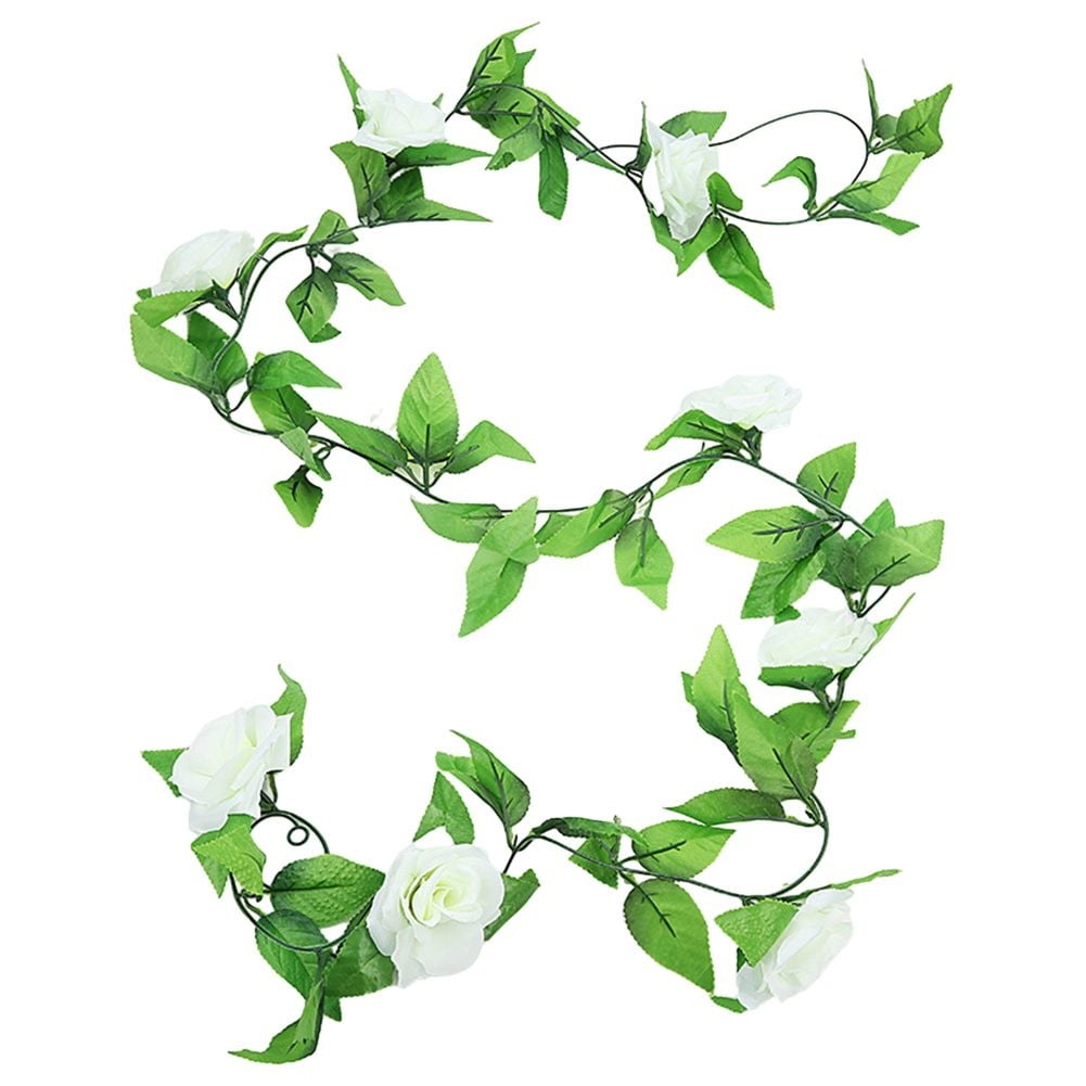 Artificial Rose Vine Fake Flower Garland for Wedding Party Background ...