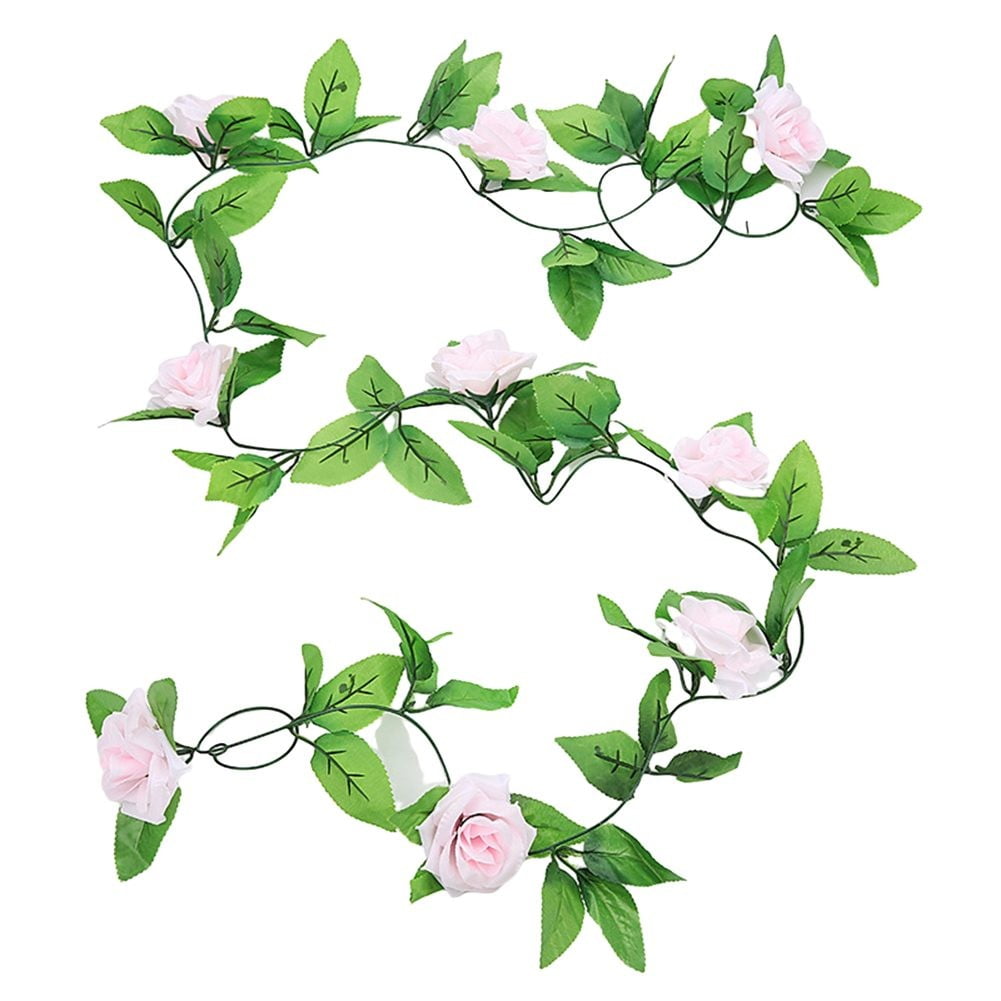 Artificial Rose Vine Fake Flower Garland for Wedding Party Background ...