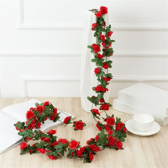 Artificial Rose Vine Garland, Perfect For Wedding Arch Backdrop ...
