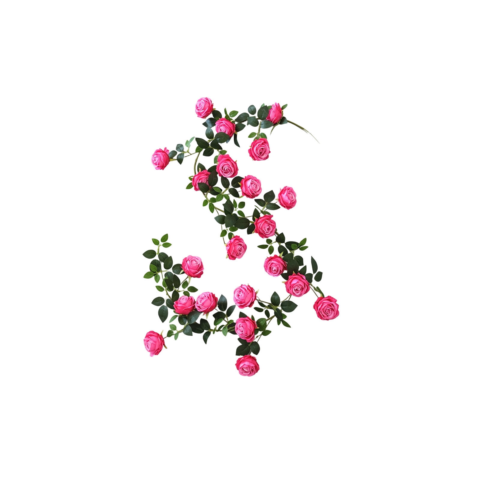 Artificial Rose Vines Backdrop 21 Head Rose Floral Garland European ...