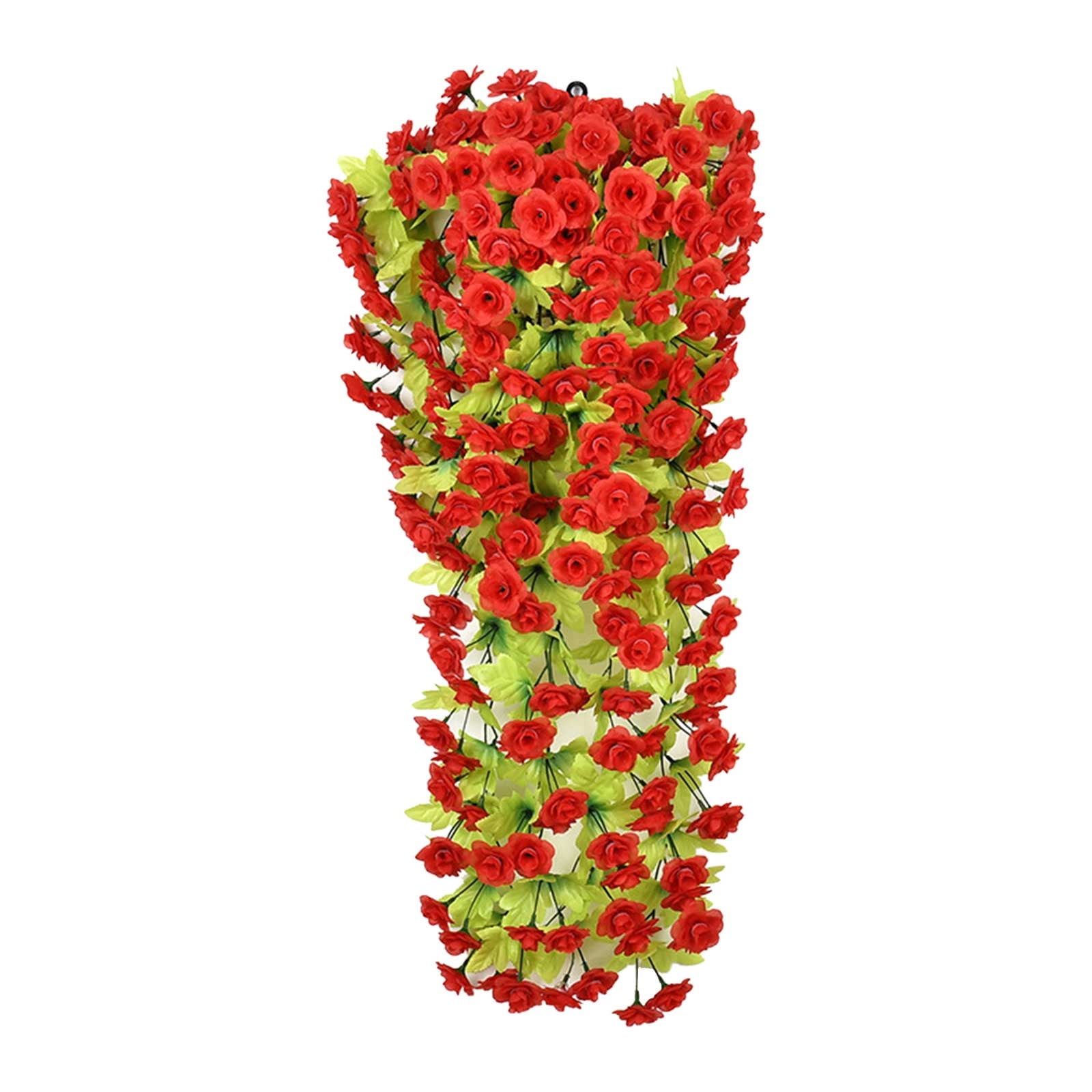 Artificial Rose Wall Hanging, Simulation Flower Decor, 80cm Diameter ...