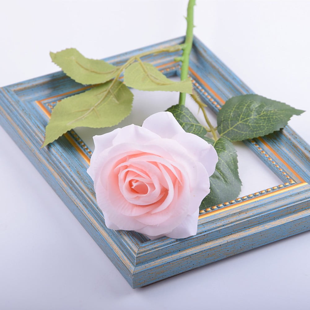 Artificial Rose for Real Touch Rose Fresh Home Decor Wed Party Bridal ...
