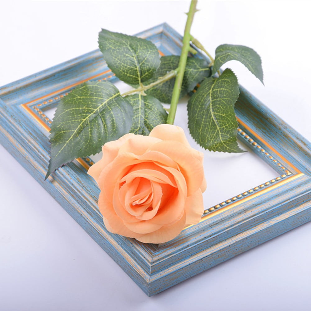 Artificial Rose for Real Touch Rose Fresh Home Decor Wed Party Bridal ...