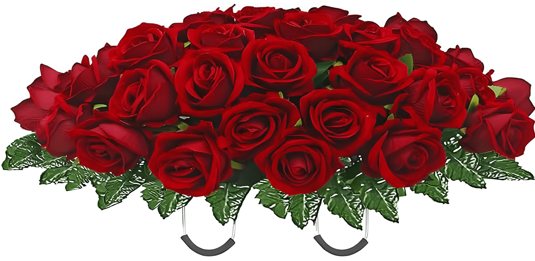 Artificial Roses Cemetery Flowers Outdoor Grave Decorations Saddle ...