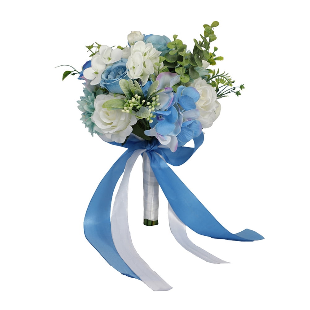 Artificial Roses Flowers Cerulean white Champagne White Anniversary ...