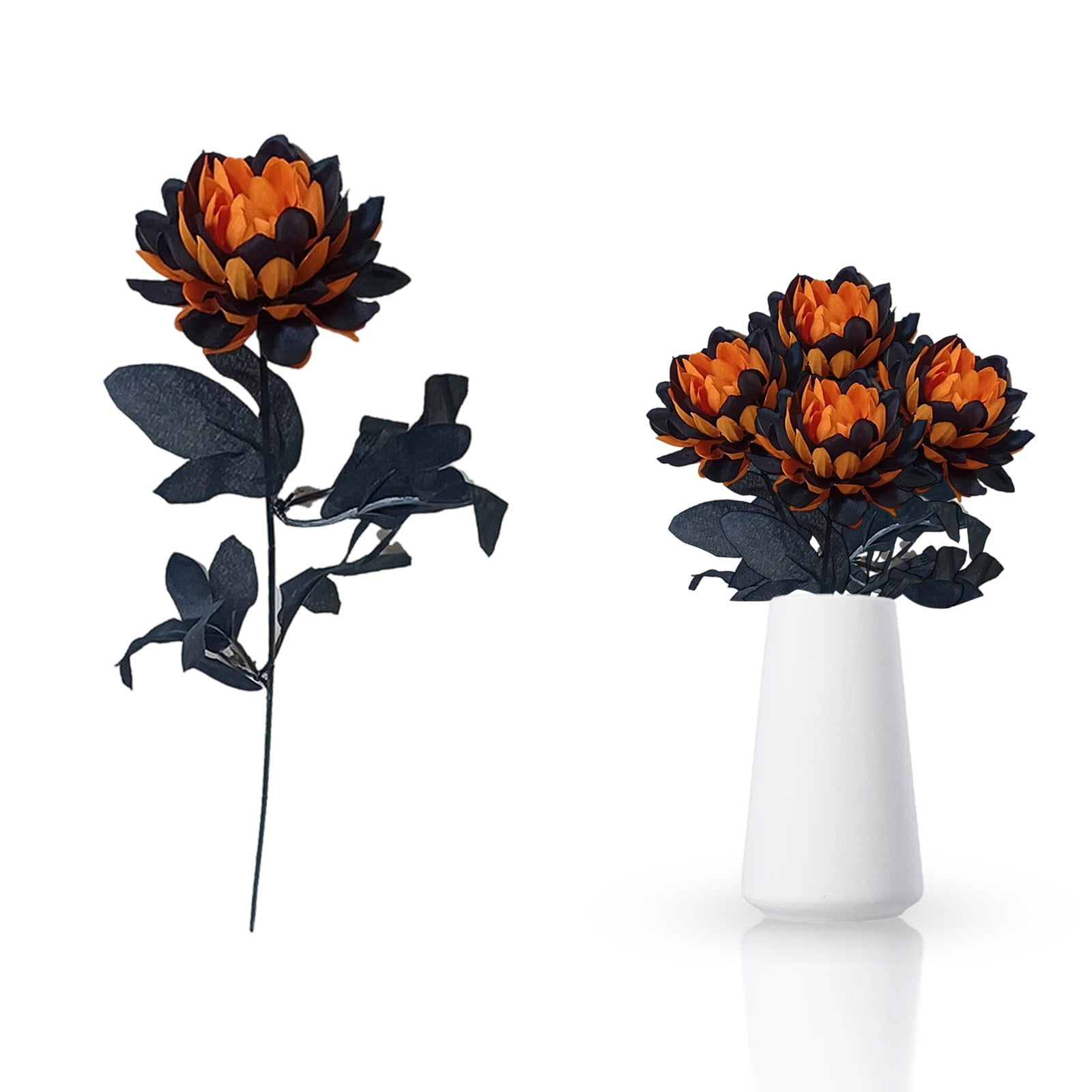 Artificial Roses - Long Stem Realistic Gothic Flowers For Valentine'S ...