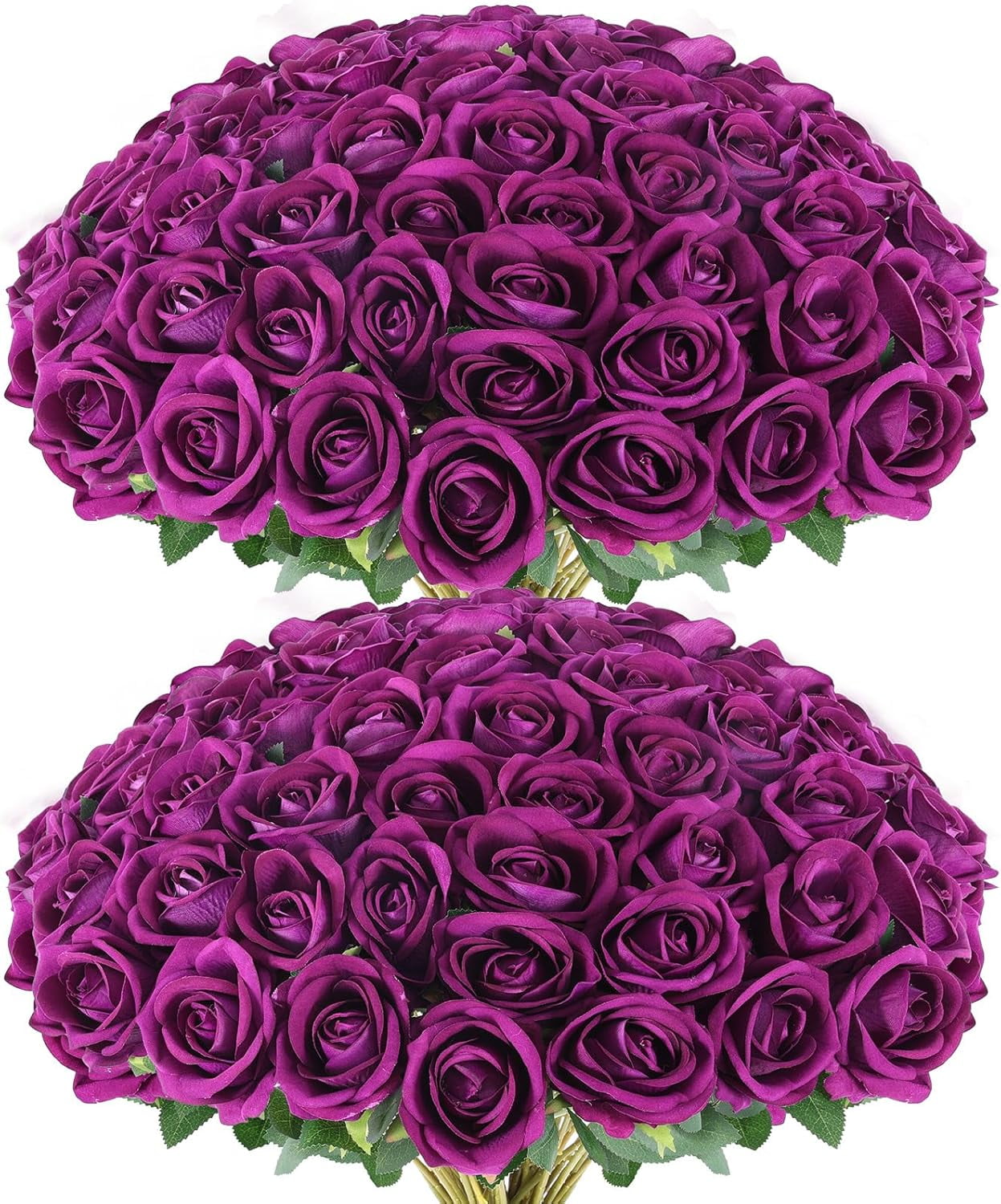 Artificial Roses in Bulk, Fake Silk Roses Realistic Roses for Wedding ...