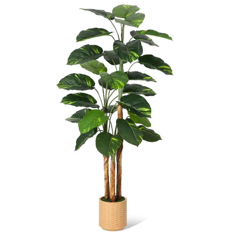 Artificial Scindapsus Aureus Plant, Realistic Golden Pothos Floor Tree ...