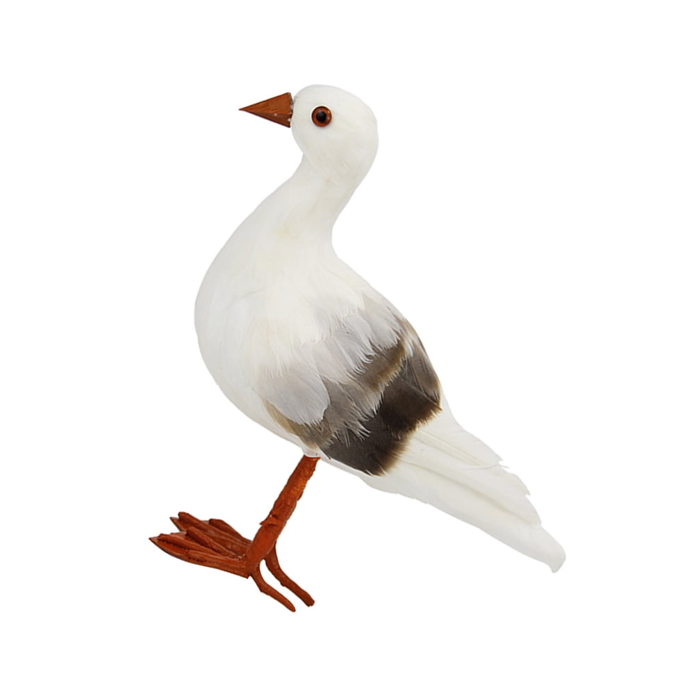 Artificial Seagull Water Nautical Bird Sculpture Birdfeeder Birds ...