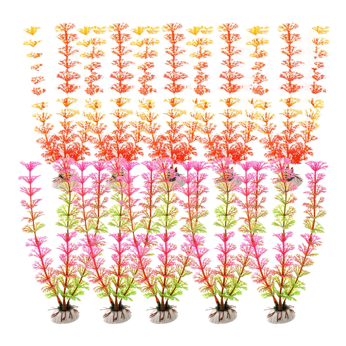 Artificial Seaweed Water Plants for Aquarium, Plastic Fish Tank Plant ...