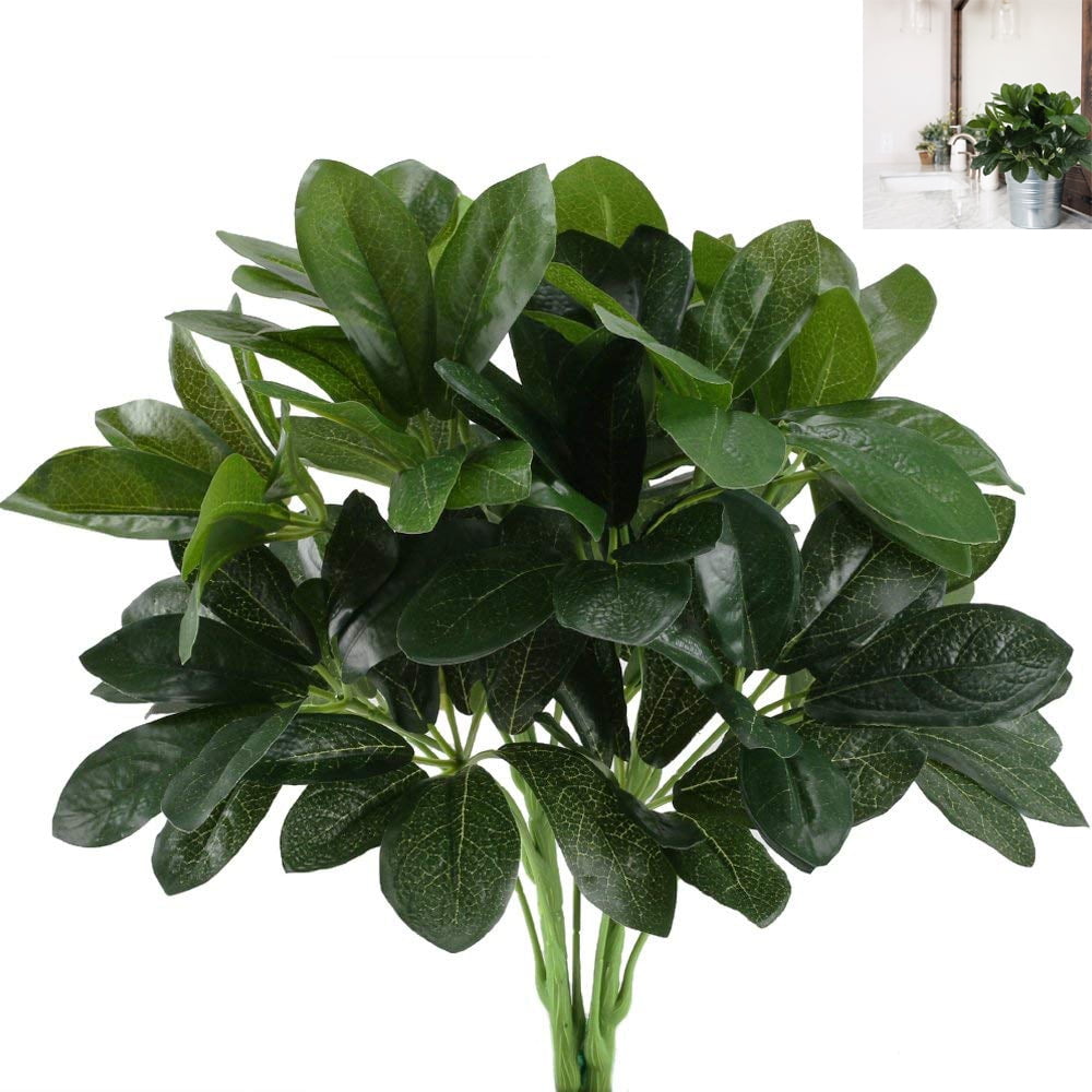 Pomoko Artificial Schefflera Bushes Plant (2 Count) - Walmart.com